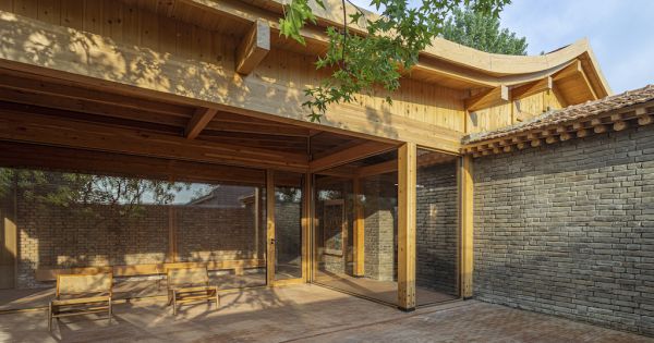 Traditional Beijing Courtyard House Transformed Into Modern Home
